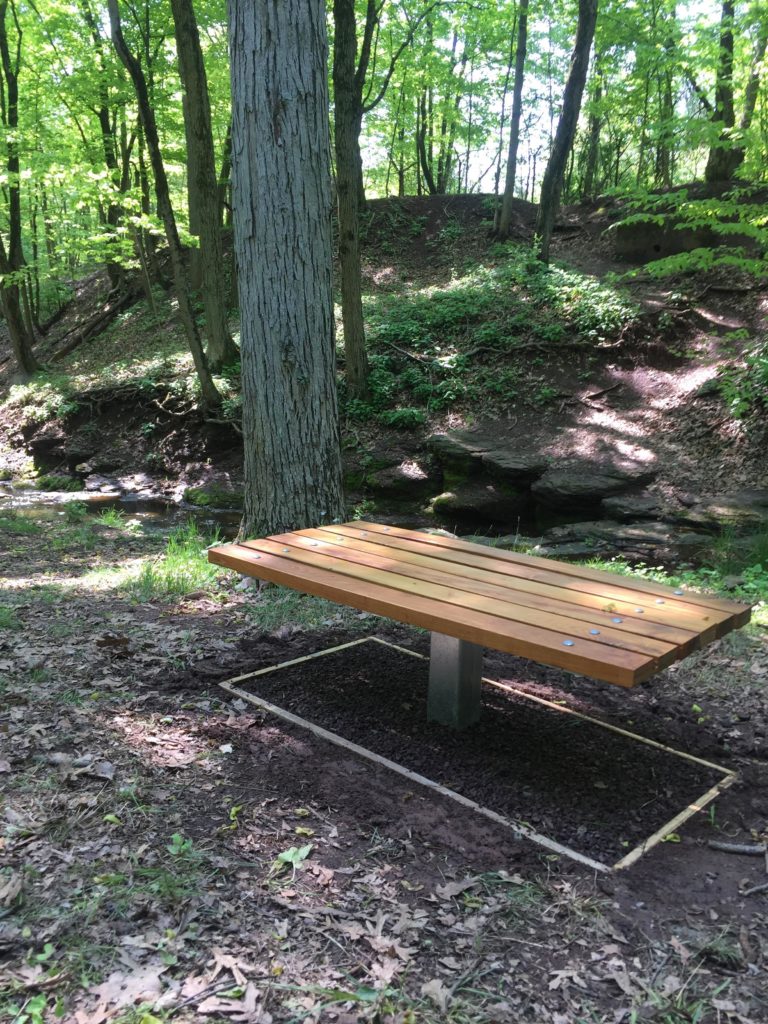 New Bench – Ecological Preserve